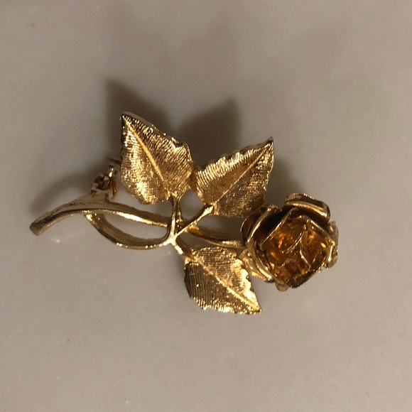 Jewelry | Vintage Rose Brooch | Poshmark